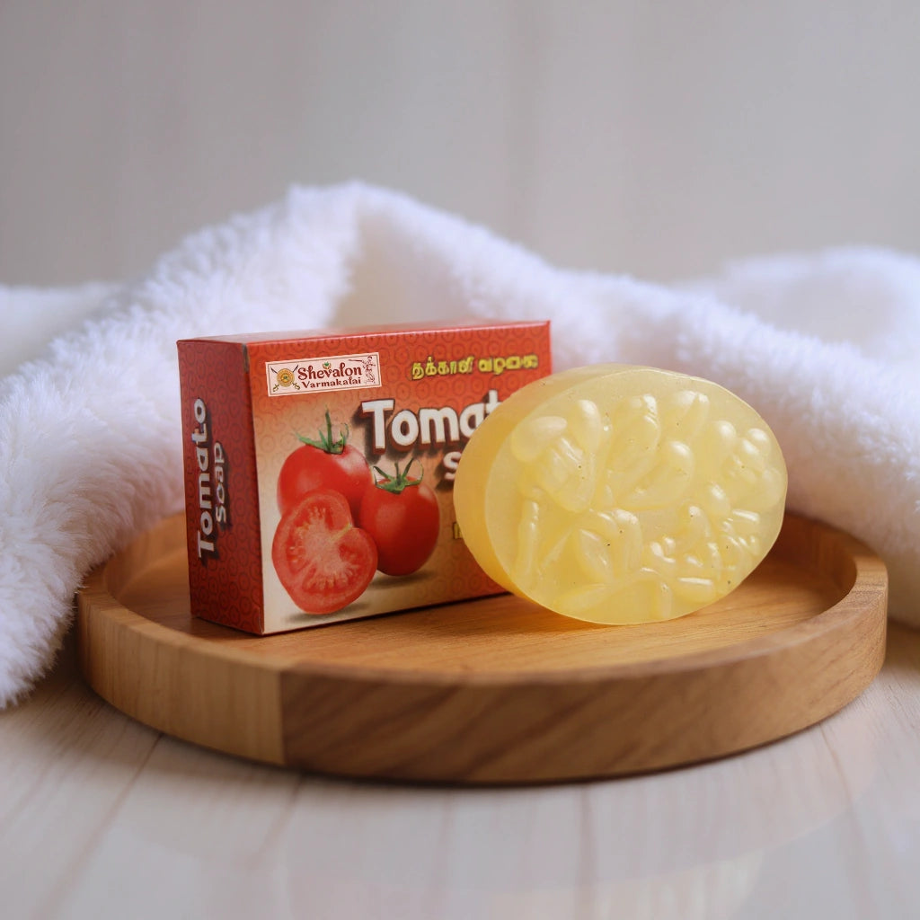 Tomato Soap - Gentle Care for Glowing Skin – Shevalon Varmakalai